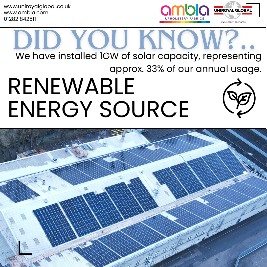 1GW of Solar Capacity installed! | Ambla Vinyl Upholstery Fabrics | Plastic Coated Fabric