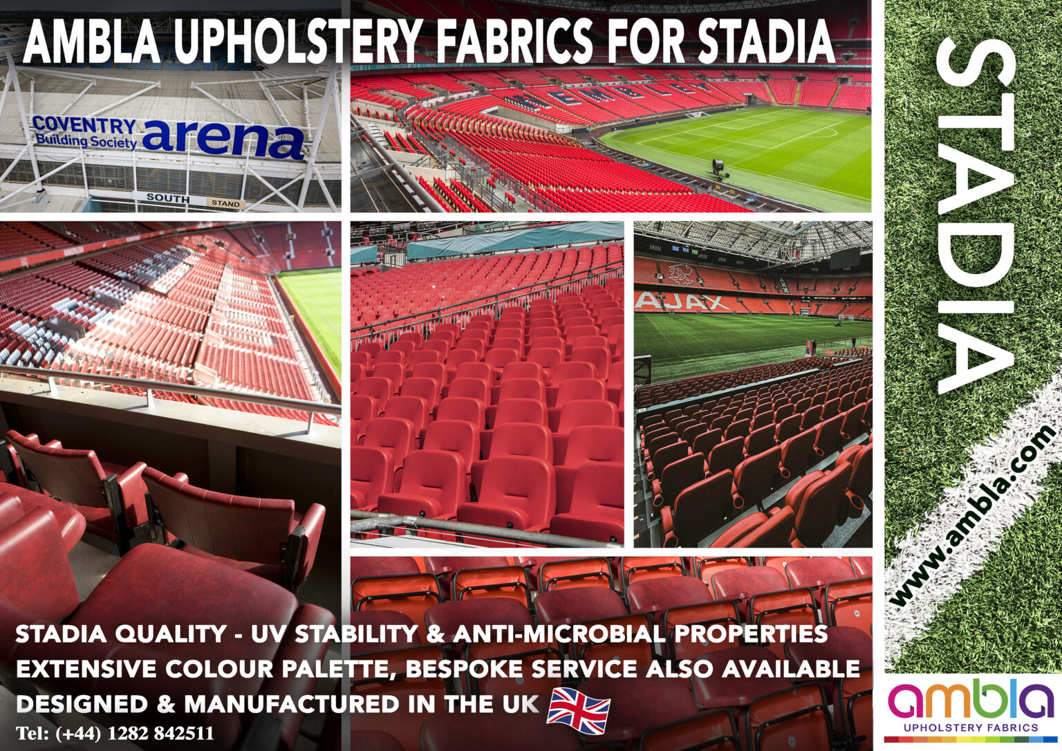 Use Ambla for your next Stadium Project! | Ambla Vinyl Upholstery ...