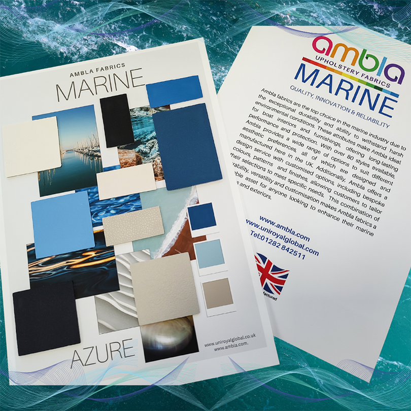 Ambla x Marine | Ambla Vinyl Upholstery Fabrics | Plastic Coated Fabric
